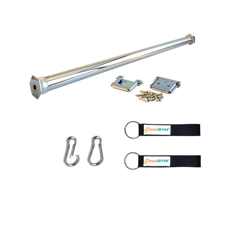 Doorway Swing Support Bar with Straps – DreamGYM